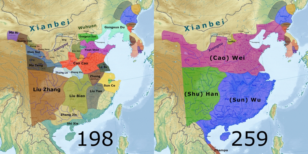 Three Kingdoms Period of China: Epic Era Full of Legends (220 – 280 CE)