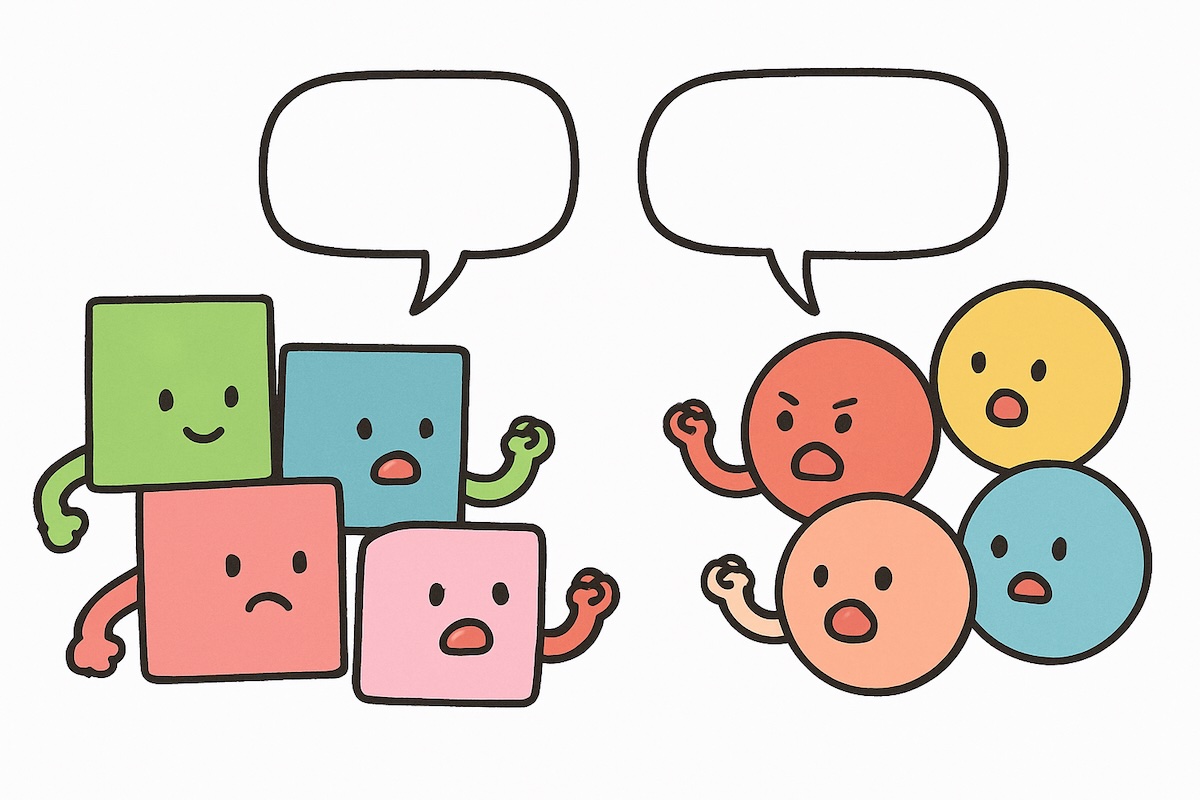 The Debate Between Square and Circle