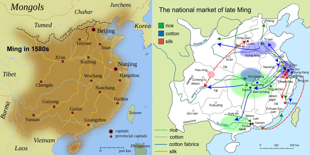 Ming Dynasty Political Map Ming Can't Expand, They Said. Have To Sit