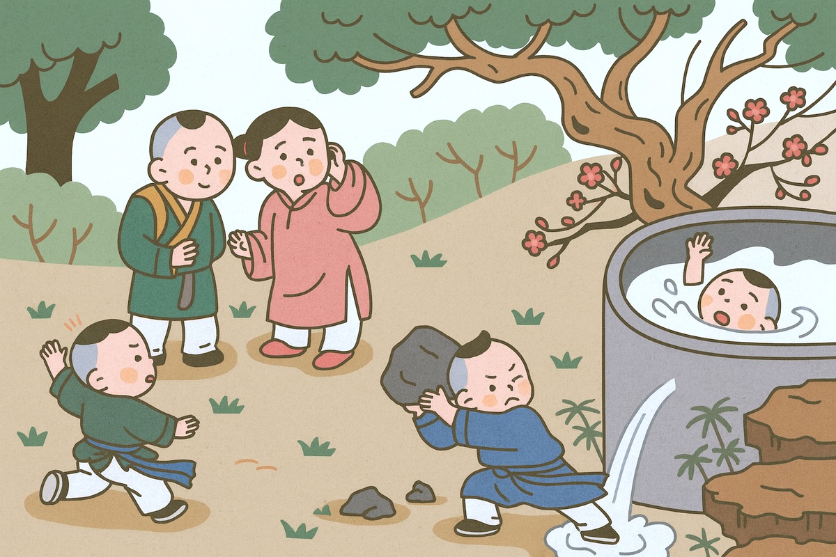 Chinese Classic - Sima Guang Za Gang (Sima Guang Hit the Tank)