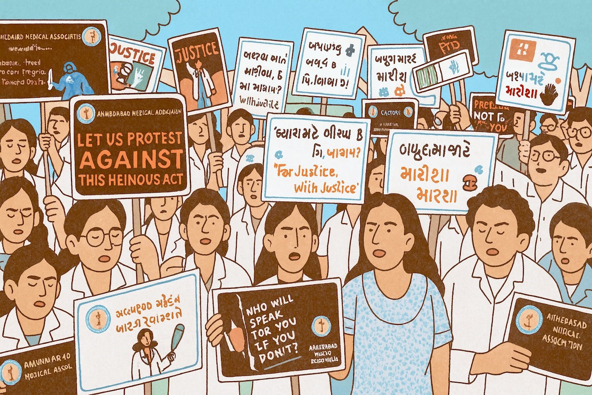 Indian Doctors Unite in Protest after Kolkata Physician’s Rape and Murder